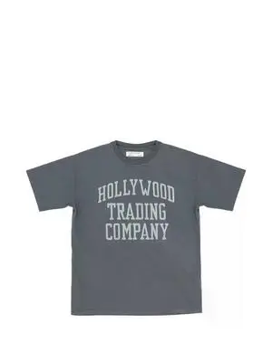 HTC LOS ANGELES Logo-print Cotton T-shirt - Grey