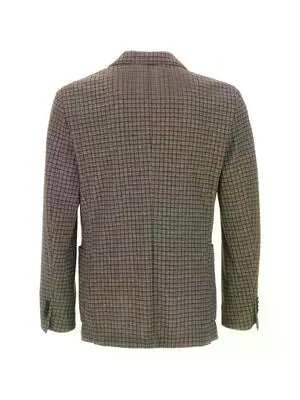 MANUEL RITZ Checked Single-breasted Blazer