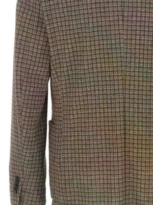 MANUEL RITZ Checked Single-breasted Blazer