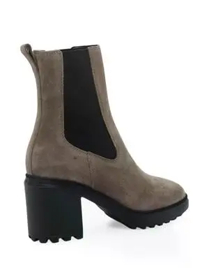 Hogan H724 Suede Chelsea Boots - Brown