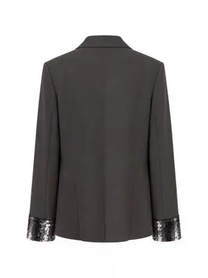JUCCA Sequin-embellished Double-breasted Blazer