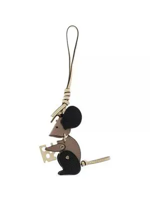 Furla Mouse Bag Charm - Neutrals