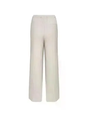 Lorena Antoniazzi Drawstring-waist Pressed-crease Trousers