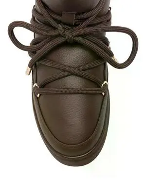 Inuikii Lace-up Leather Ankle Boots