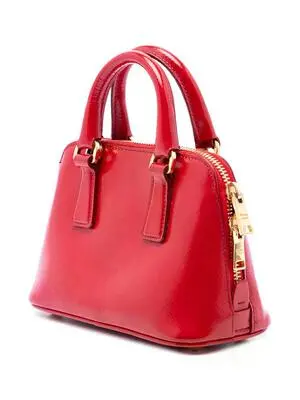 Prada 2000-2013 Mini Saffiano Vernice Promenade Satchel