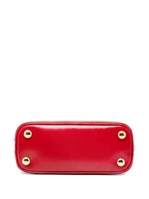 Prada 2000-2013 Mini Saffiano Vernice Promenade Satchel