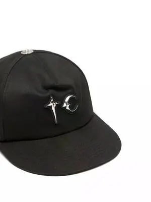 THUG CLUB Logo-plaque Studded Baseball Cap