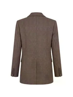 ANNA MARIA PALETTI Prince Of Wales Check Double-breasted Blazer