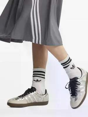 Adidas Samba Metallic Sneakers - Silver