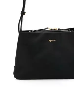 AGNES B. Logo-plaque Shoulder Bag