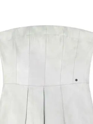 Armani Exchange Pleated Peplum Top