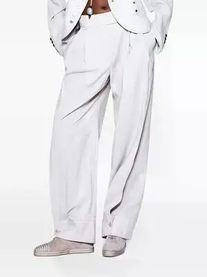 Giorgio Armani Pleated Button-cuff Trousers