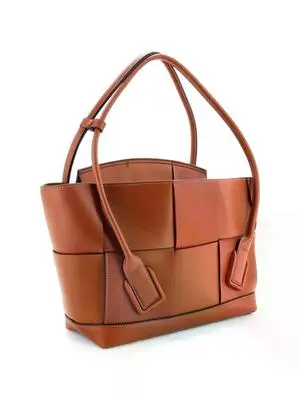 Bottega Veneta Arco Bag Maxi Intrecciato Leather Medium Shoulder Bag