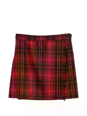 Woolrich Check Flannel Skirt - Red