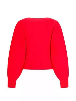 Jacquemus Button-up Scoop-neck Cardigan - Red