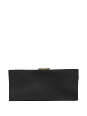 Carolina Herrera Pats Silk Faille Clutch - Black