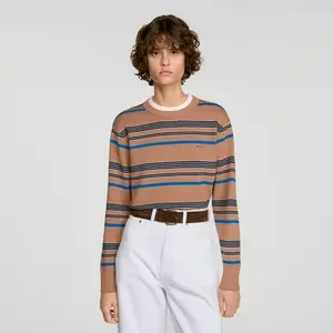 Sandro Layered Effect Striped Sweater