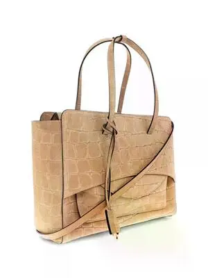 HIDESINS Large Flap Tote Bag - Neutrals
