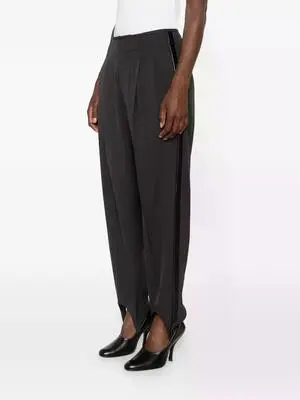 DARKPARK Marta Satin-trim Tailored Trousers