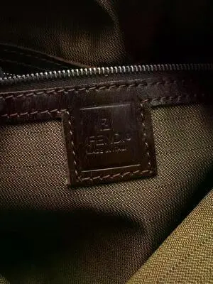 Fendi 2000-2010 Zucca Canvas Shoulder Bag