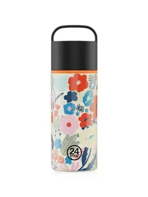 24BOTTLES Domenica Floral-print Spin Bottle - Neutrals