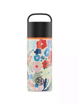 24BOTTLES Domenica Floral-print Spin Bottle - Neutrals