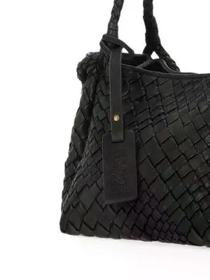 VISONA` Woven-leather Tote Bag