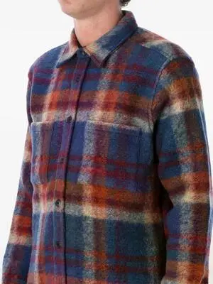Portuguese Flannel Parker Check-pattern Shirt Jacket