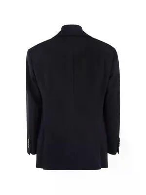 Brunello Cucinelli Removable-gilet Single-breasted Wool Blazer