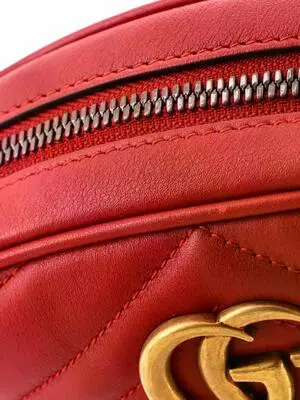 Gucci Gg Marmont Matelasse Leather Belt Bag
