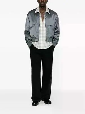 SECOND / LAYER Checked Long-sleeve Shirt