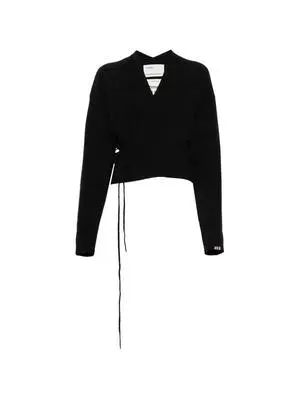 Extreme Cashmere Ella Wrap-around Cardigan - Black