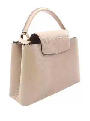 LOUIS VUITTON 2017 Taurillon Capucines Pm Satchel