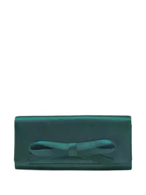 Carolina Herrera Margaret Bow-detail Clutch Bag - Green