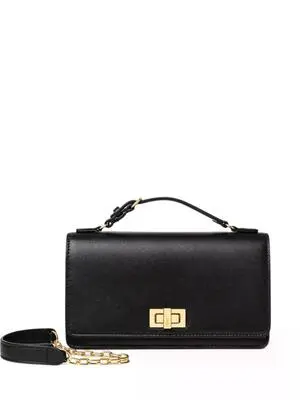 Fendi Peekaboo Leather Wallet - Black