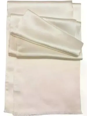 ELIZABETTA La Scala Silk-satin Scarf - Neutrals
