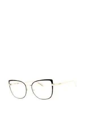 Calvin Klein Cat-eye Frame Glasses - Brown