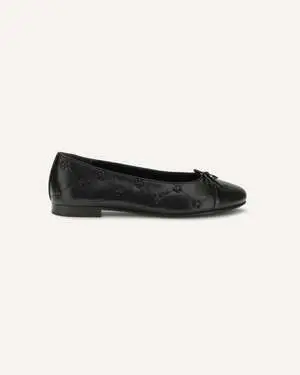 Tory Burch Bunny Knot Pointed Ballerinas