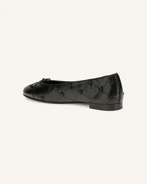 Tory Burch Bunny Knot Pointed Ballerinas