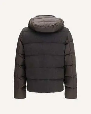 MOORER Casciano Hooded Down Jacket - Grey
