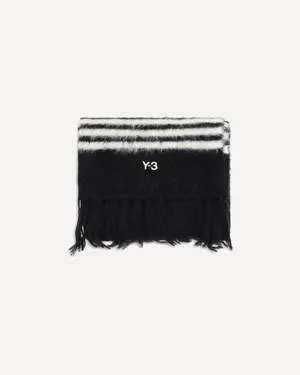 Y3 Brushed Fringed Scarf