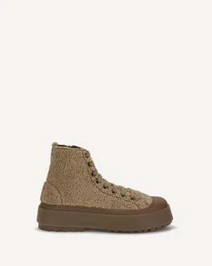 Casadei Explorer Bouclé Sneakers - Brown