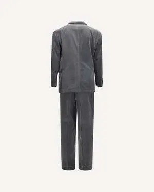 Brunello Cucinelli Ribbed Double-breasted Suit