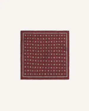 Brunello Cucinelli Jacquard Silk Pocket Square - Multicolour