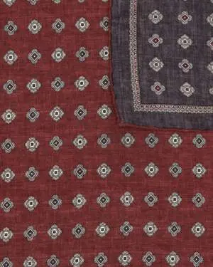 Brunello Cucinelli Jacquard Silk Pocket Square - Multicolour