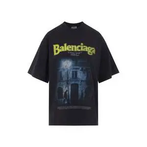 Balenciaga Large Fit T-shirt - Multicolor