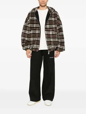 PDF Checked Zip-up Hoodie