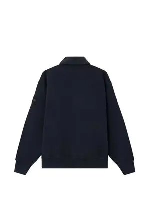 Stone Island Tubular Cotton Fleece Polo Shirt - Blue