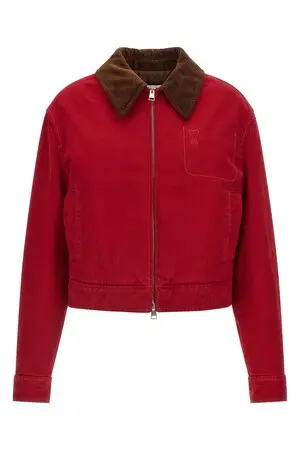 AMI Paris De Coeur' Jacket - Red