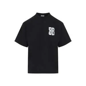 Balenciaga Large Fit T-shirt - Black